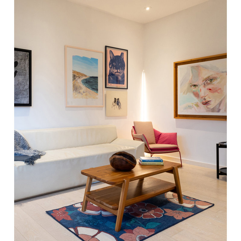 MasayaCo Apanas 4 Legs Coffee Table with Storage | Wayfair