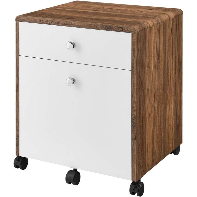 Latitude Run® Durable Render Wood File Cabinet for Files & Folders ...