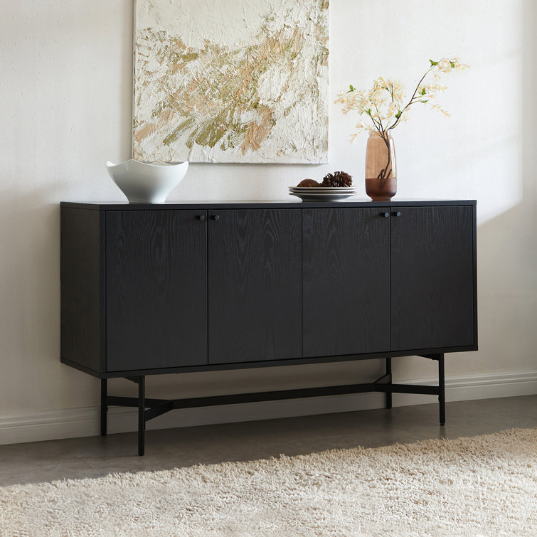 Metro Lane Asuna 147.32cm Wide Sideboard & Reviews | Wayfair.co.uk