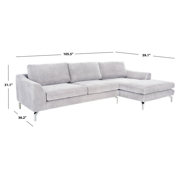 Brayden Studio® Anyya 2 - Piece Upholstered Sectional | Wayfair