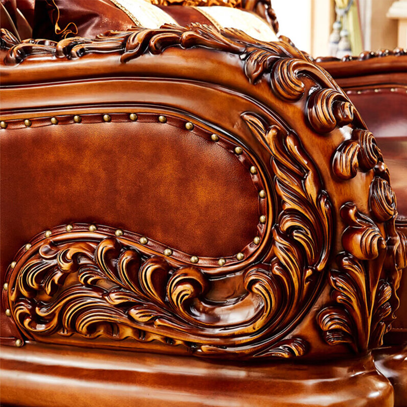 Romero European Style Solid Wood Sofa Chair 41.34'' Wide Tufted ...