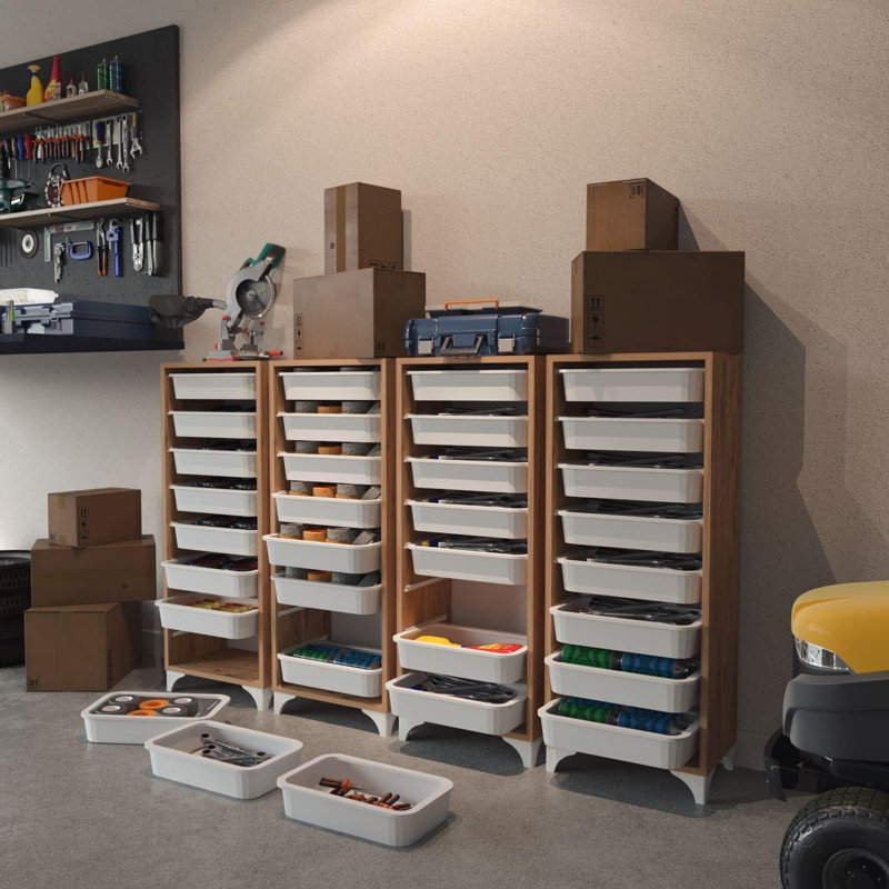 Isabelle & Max™ Manufactured Wood Walnut Toy Organizer with 8 Bins ...