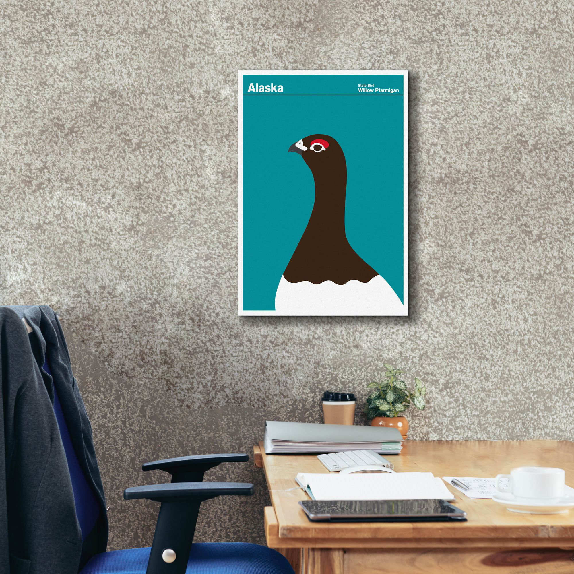 Red Barrel Studio® State Posters AK On Canvas by Print Collection Print ...