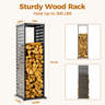 ChicFurnit 4-ft Parallel-louver Firewood Rack With Clean Linear Laser ...