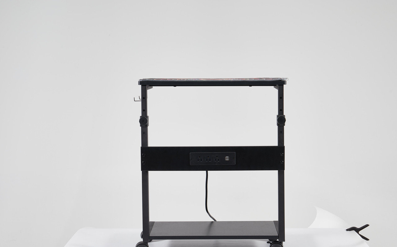 IRHOMA Height Adjustable Computer Tower Stand, 2-Tier ATX-Case CPU ...