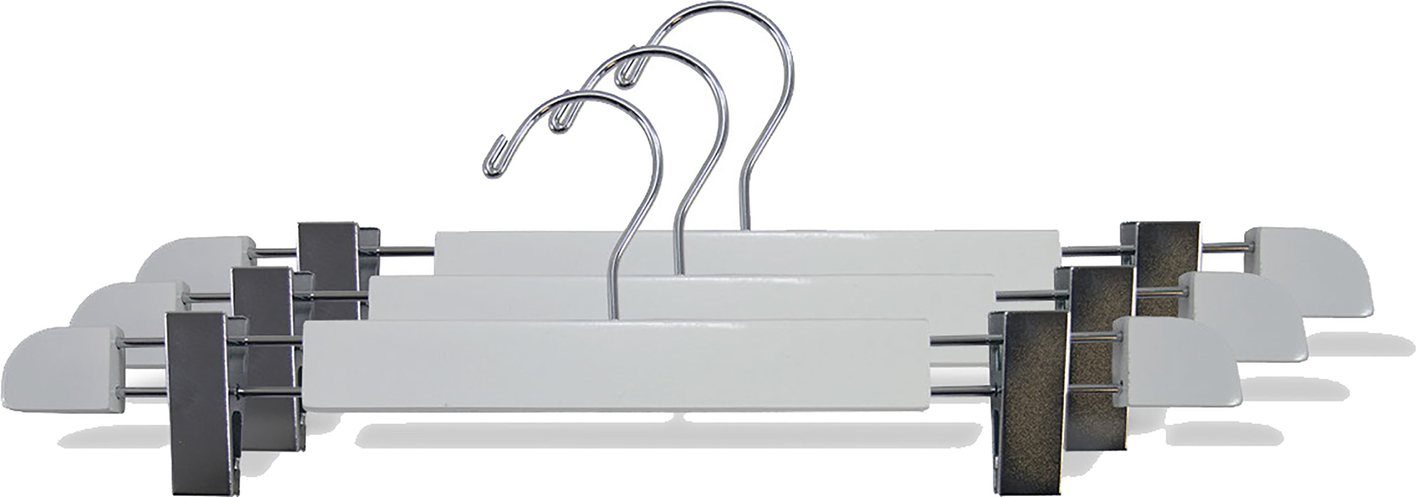 Rebrilliant Wood Bottoms Hanger with Clips for Skirt/Pants | Wayfair