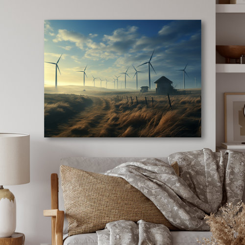 Ebern Designs Wind Turbines Abstract Energies - Wind Turbines Metal ...