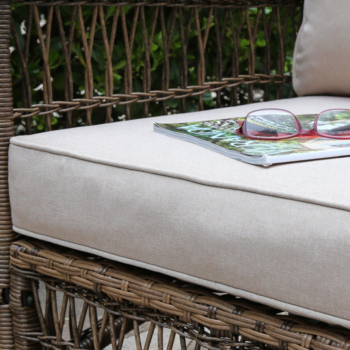 Bayou Breeze Banu Wicker Outdoor Rocker Chair | Wayfair