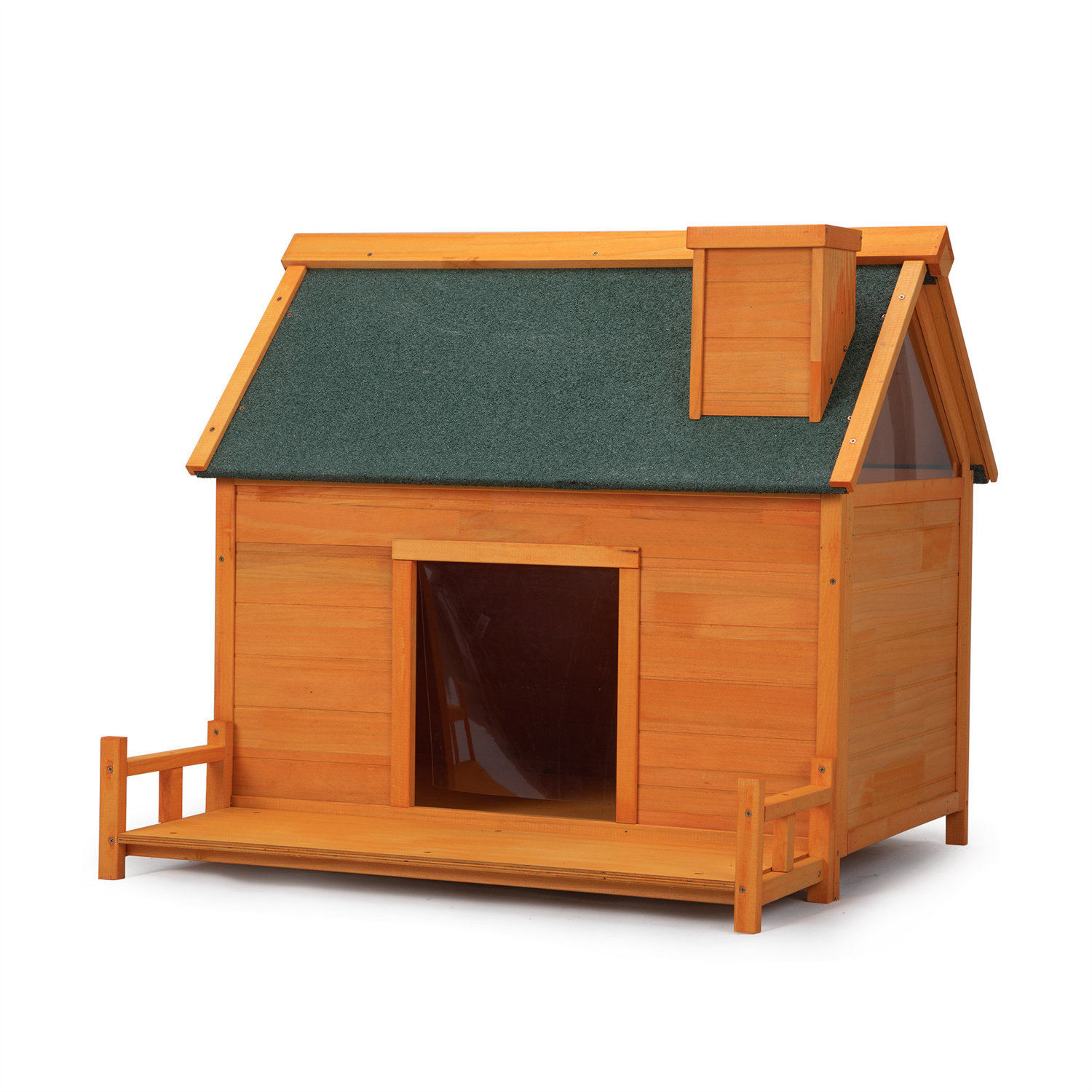Archie & Oscar™ Wooden Dog House, Indoor Outdoor Pet Shelter With ...