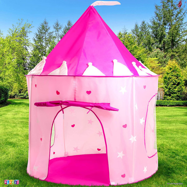 Play22USA Princess Castle 40" x 53" Indoor Polyester Play Tent with ...