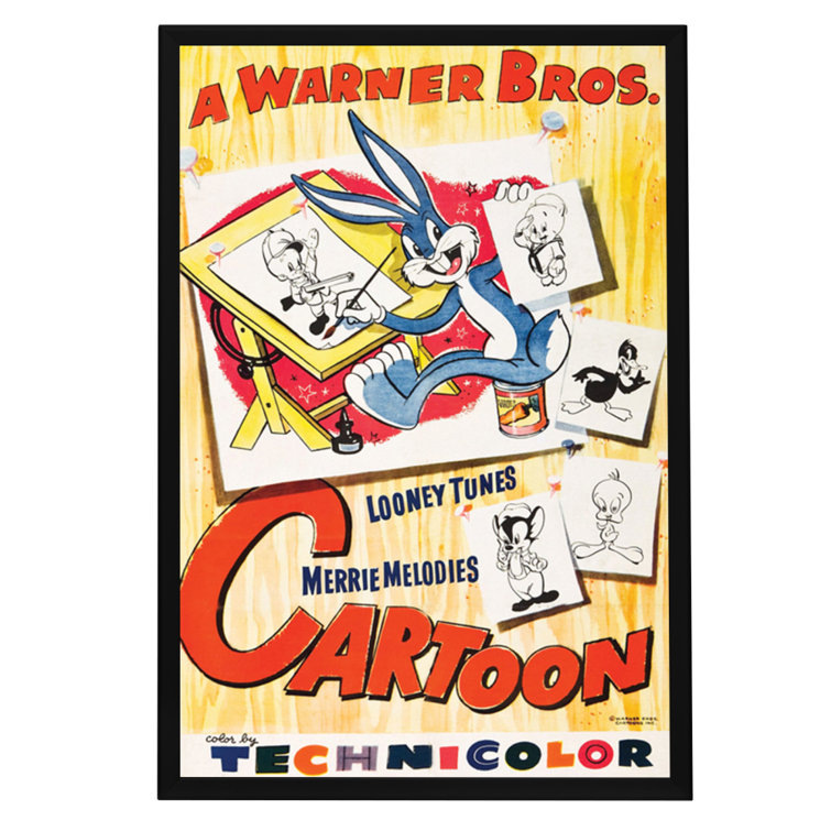 SnapeZo " Warner Brothers Cartoon " on Paper | Wayfair