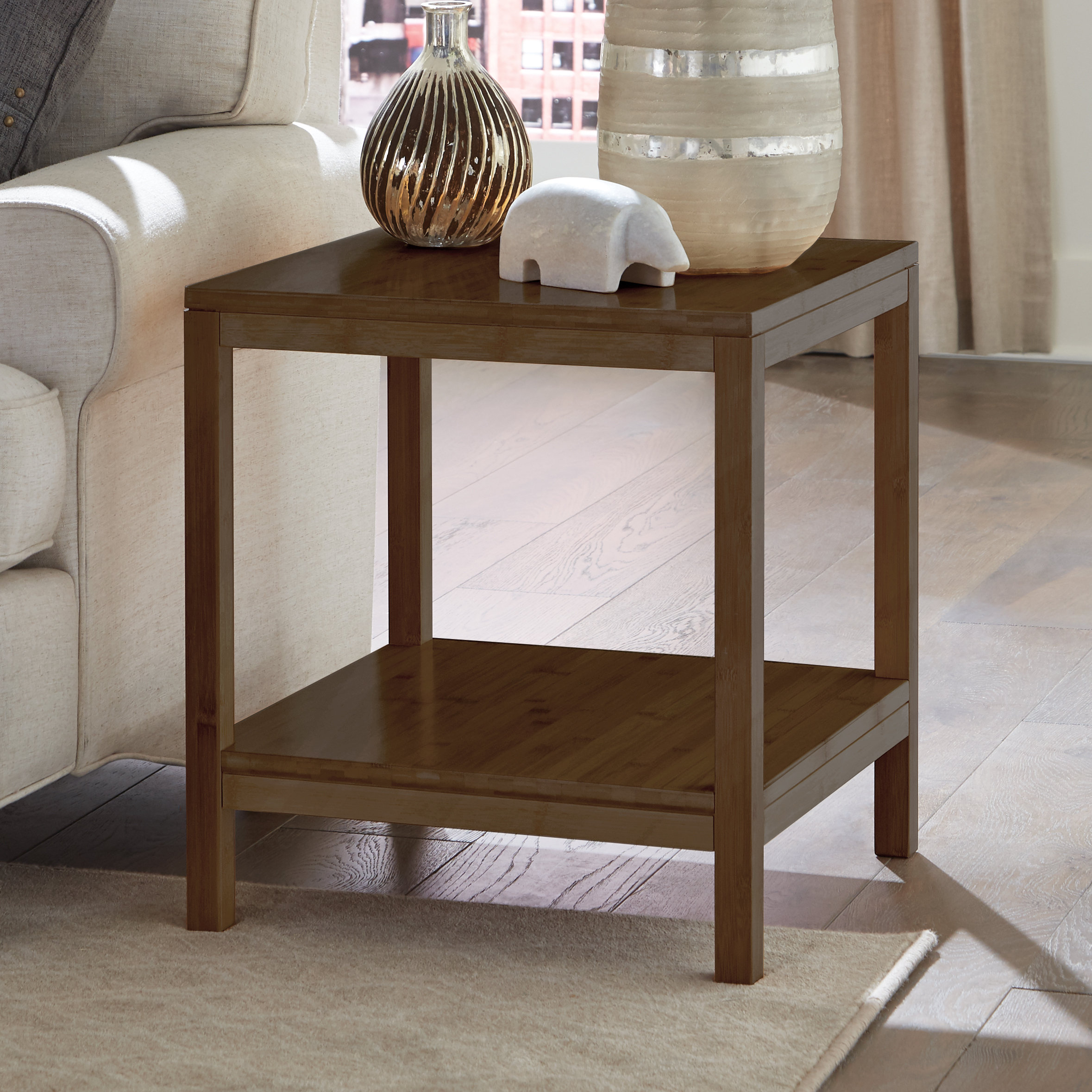 Foundry Select Calum-Fraser Bamboo End Table - Wayfair Canada
