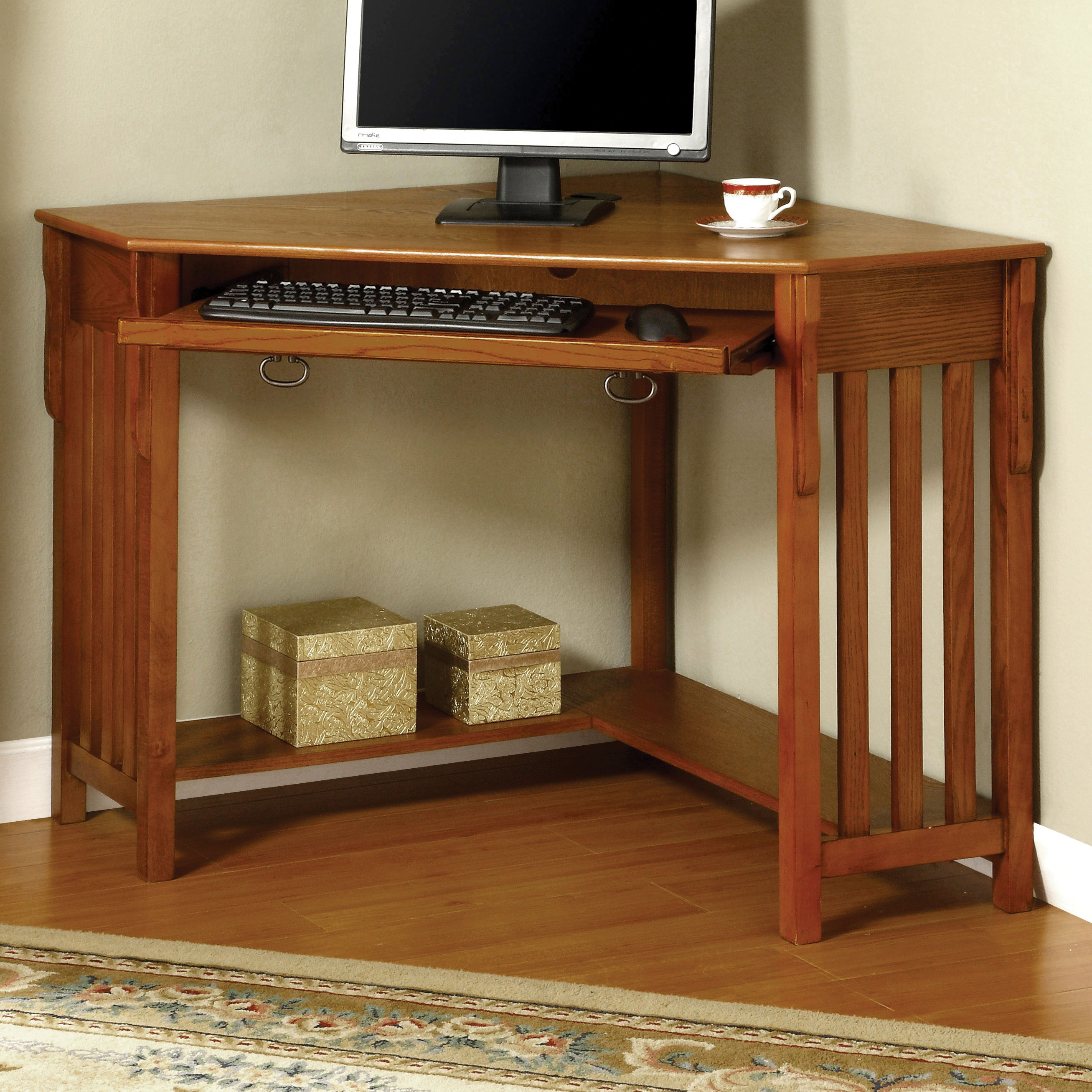 Hokku Designs Roque Corner Computer Desk & Reviews | Wayfair