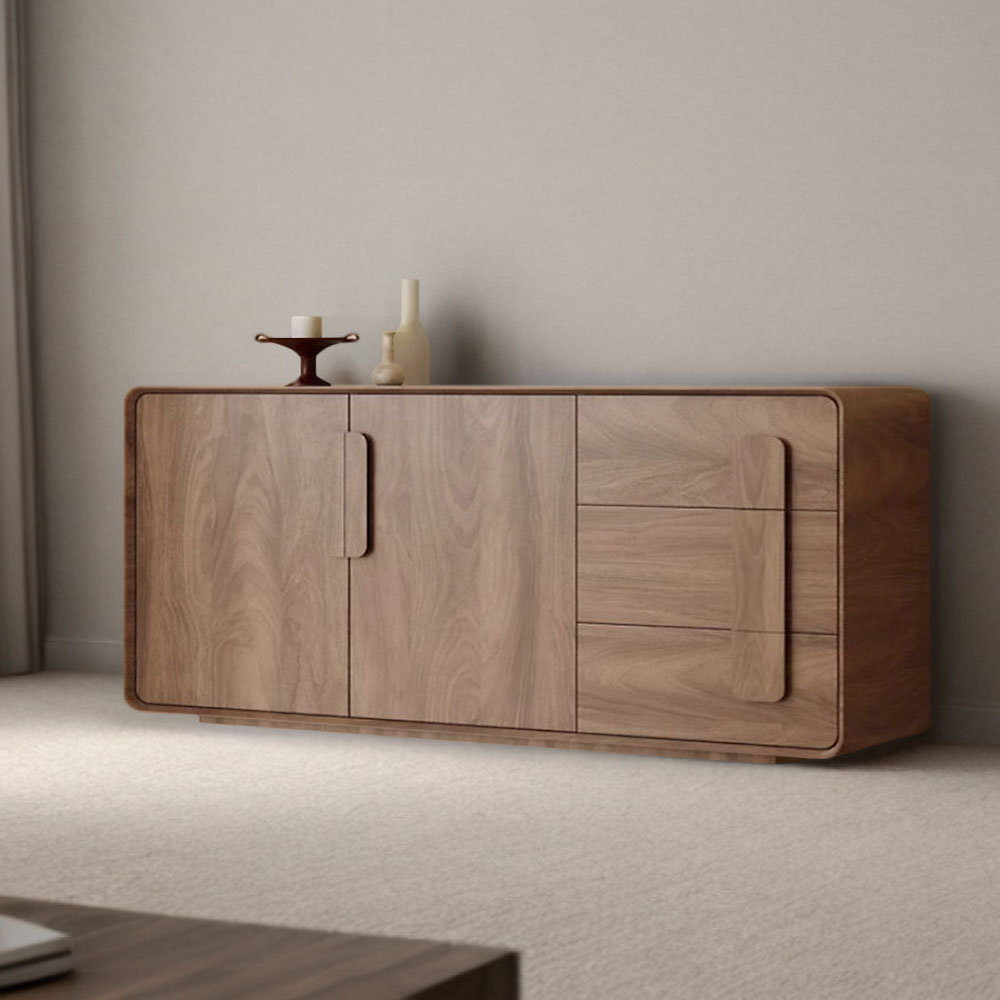 DineElegance.r Solid wood modern simple sideboard cabinet - Wayfair Canada