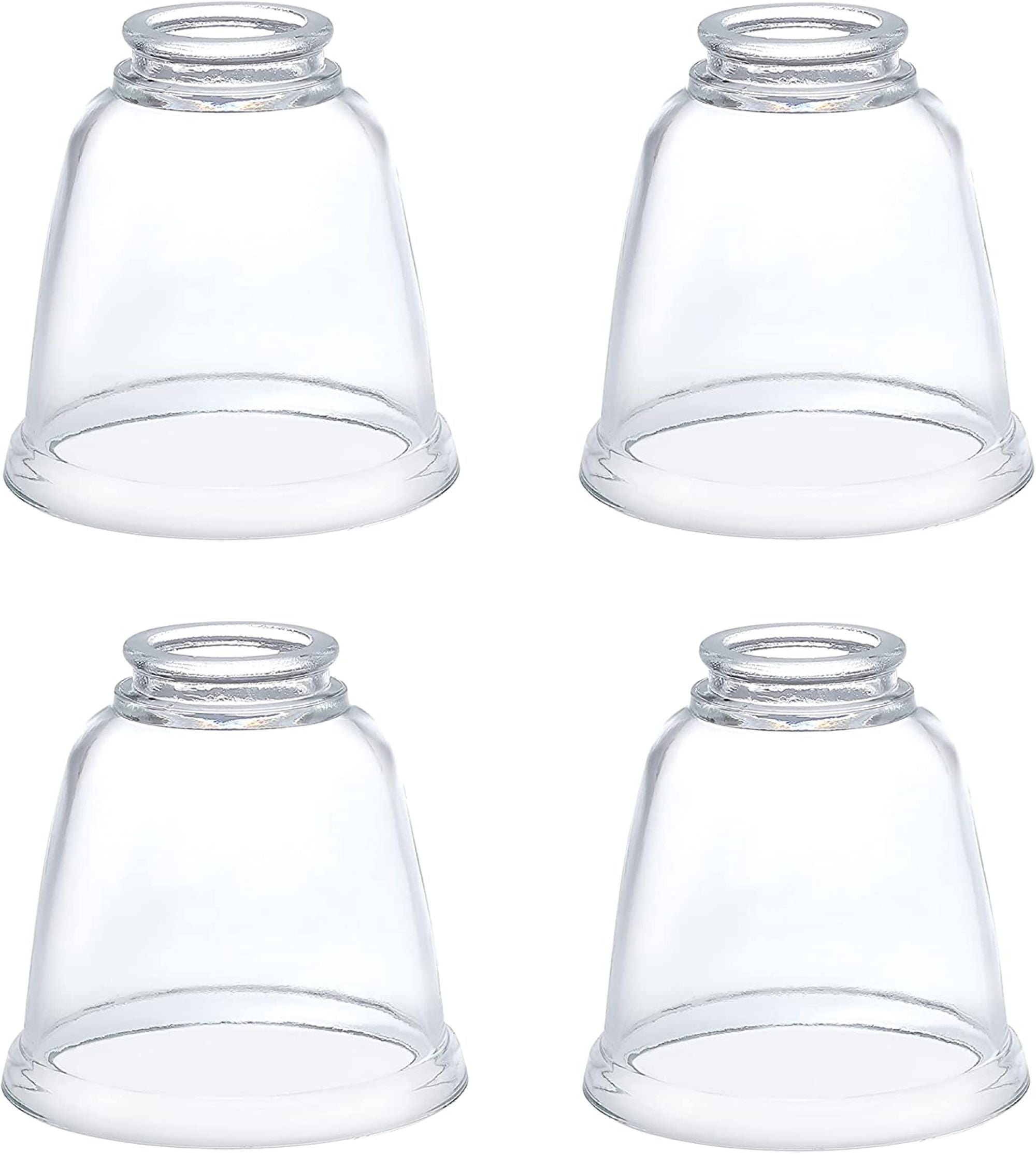 Aspen Creative Corporation 5" H x 4.13" W Glass Bell Ceiling Fan Fitter ...