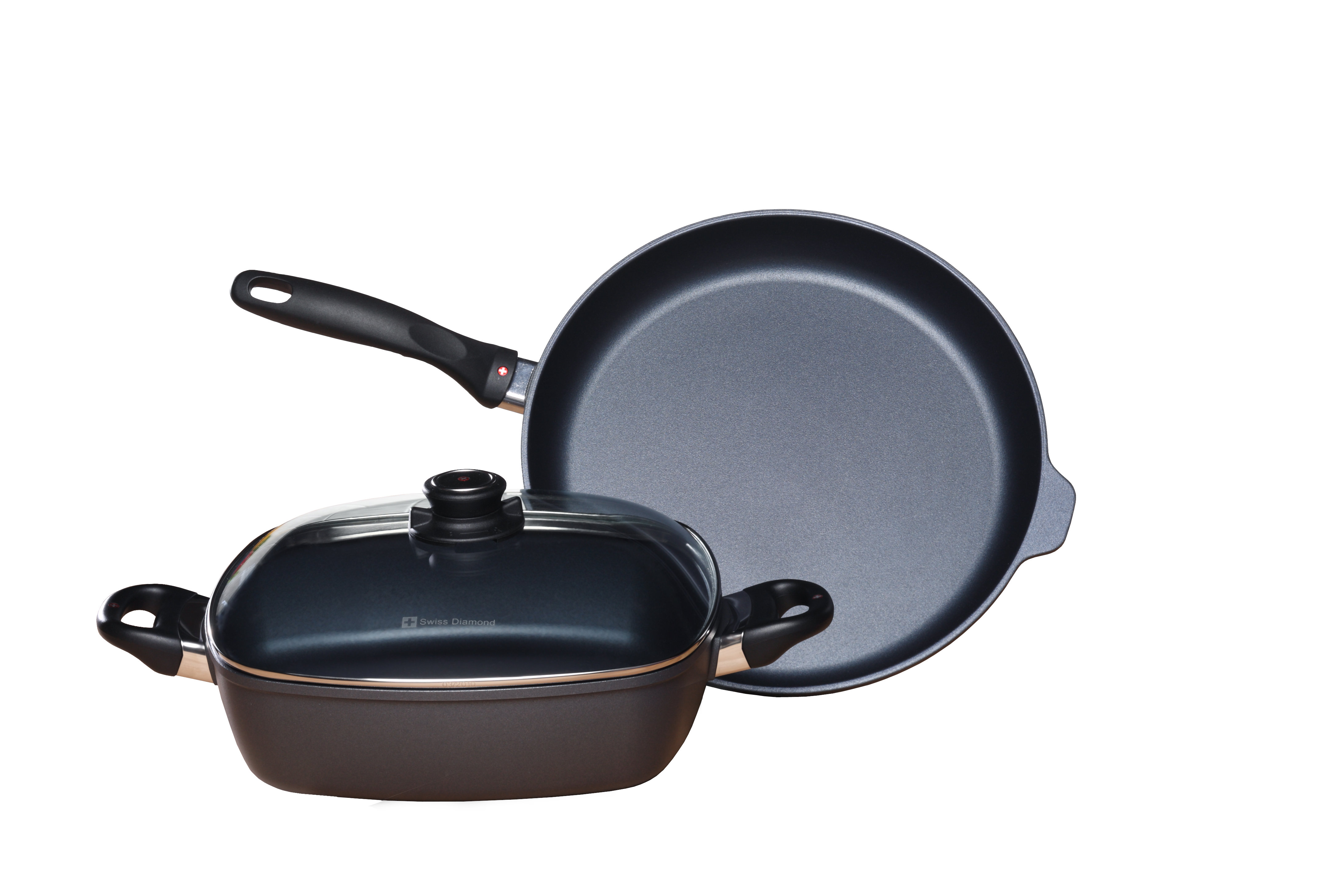 Swiss Diamond 3 Piece Non Stick Cookware Set | Wayfair
