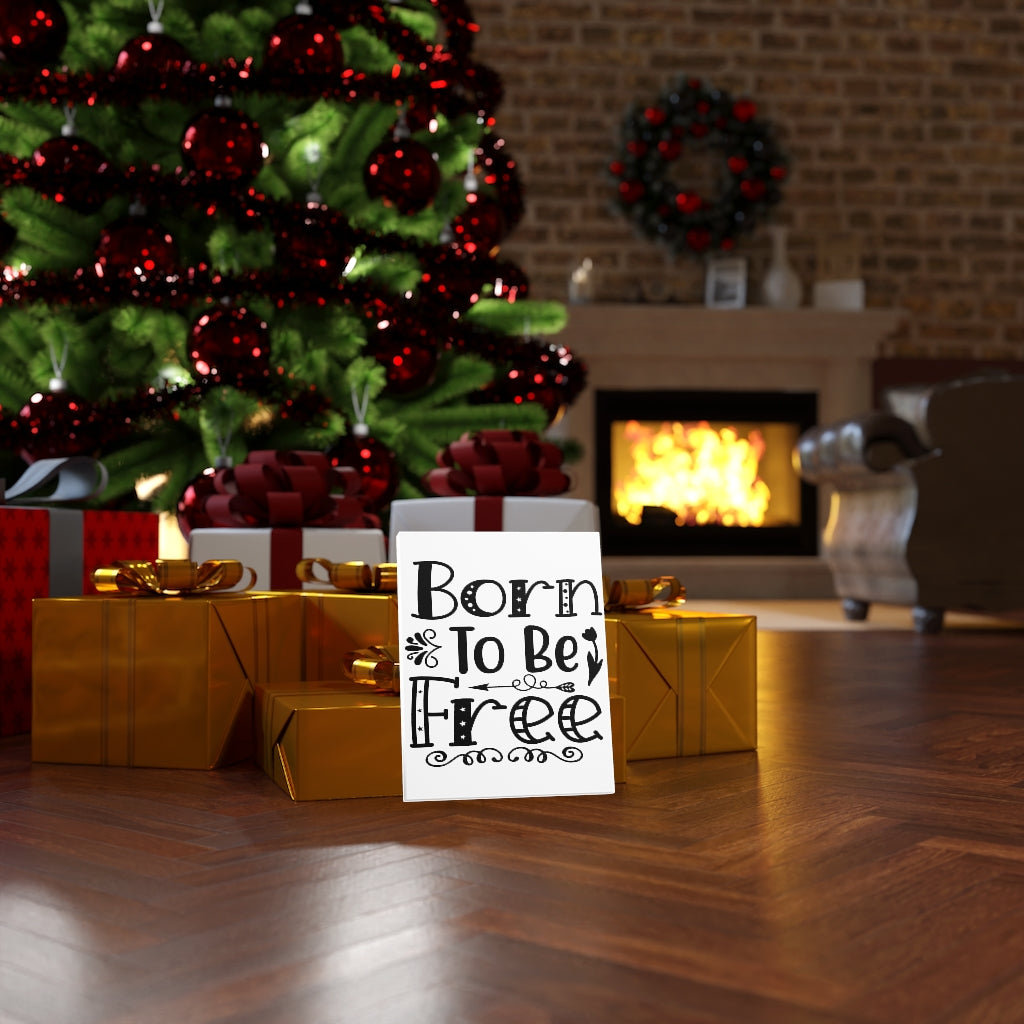 Trinx Inspirational Quote Canvas Born To Be Free Wall Art Motivational ...