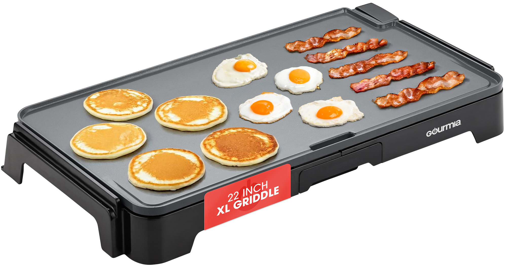 Gourmia 22? XL Electric Ceramic Griddle with 200–400?°F Temp Control ...