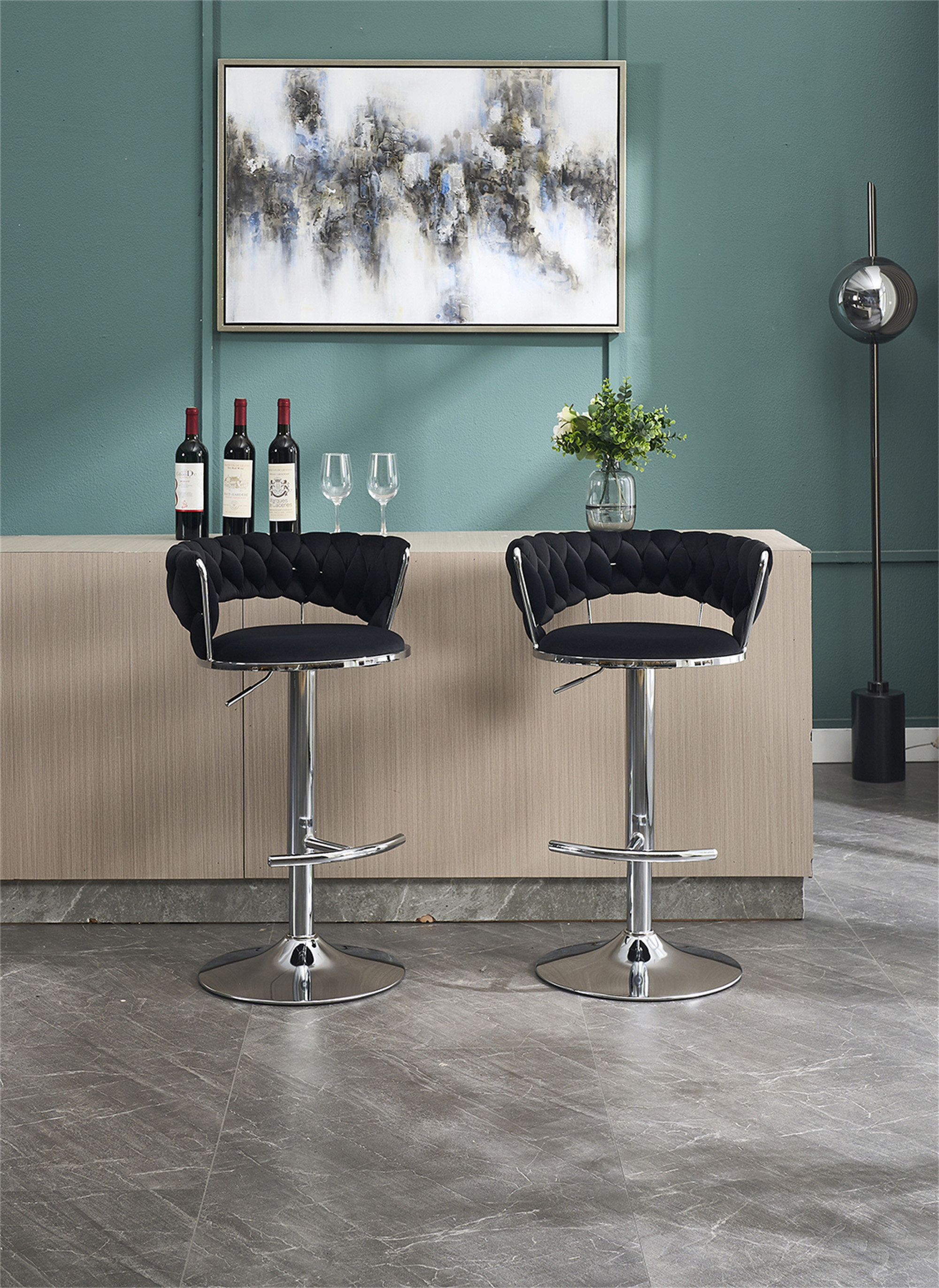 Mercer41 Set Of 2 Bar Stools | Wayfair