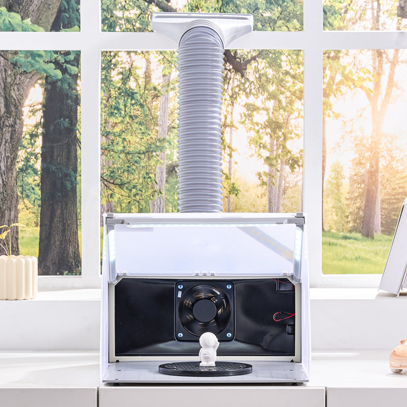 VEVOR Airbrush Spray Booth Portable Hobby Airbrush Paint Spray Booth ...