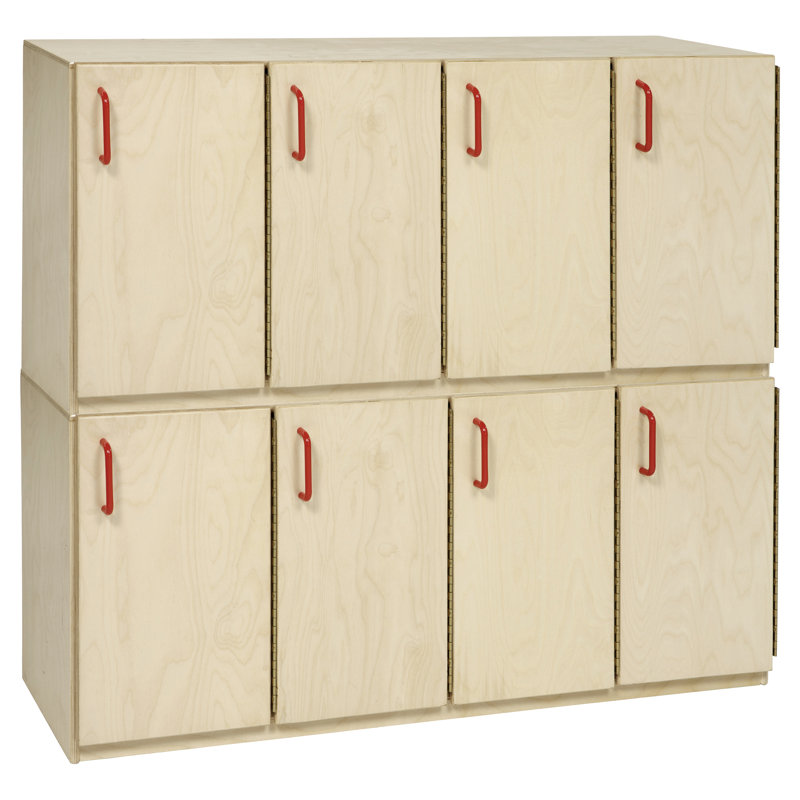 Wood Designs Stacking Locker - Two Units | Wayfair