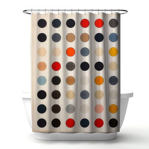 Begin Edition International Inc. Geometric Shower Curtain | Wayfair