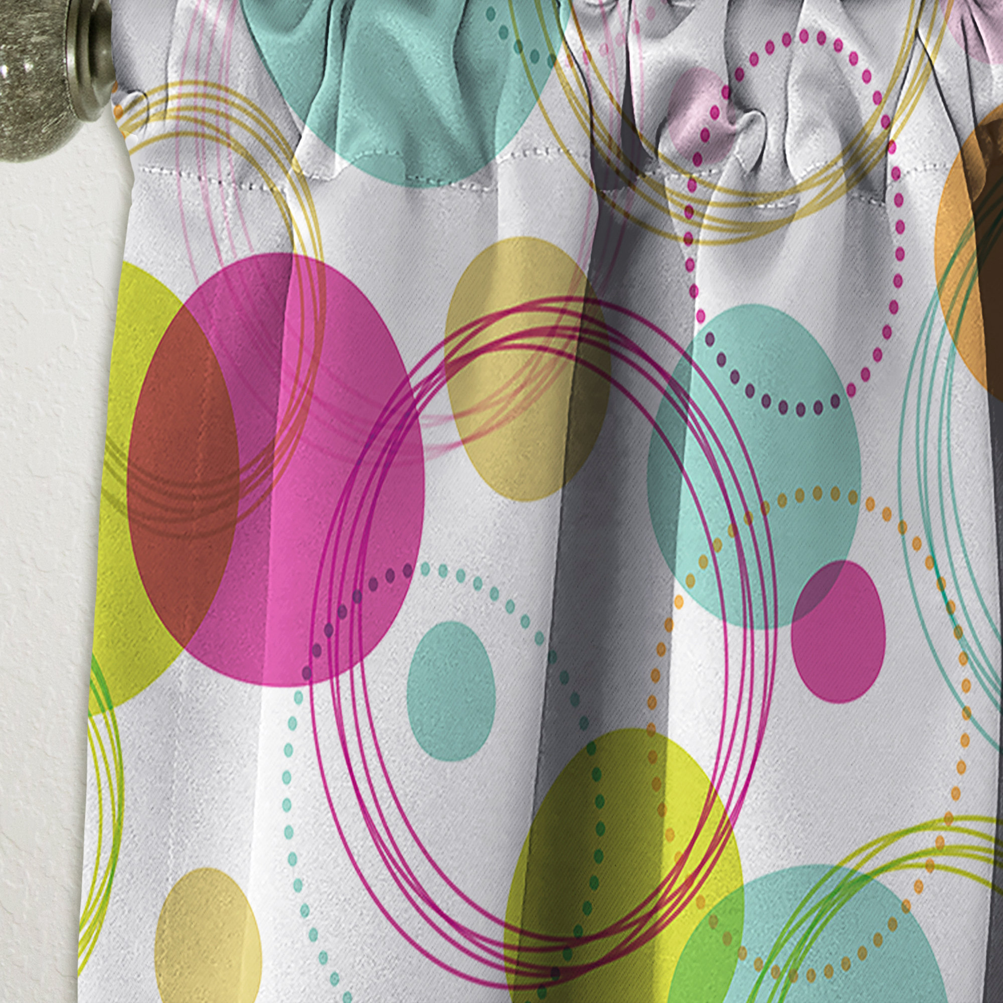 East Urban Home Retro Circular Design II - Abstract Mid-Century Modern ...