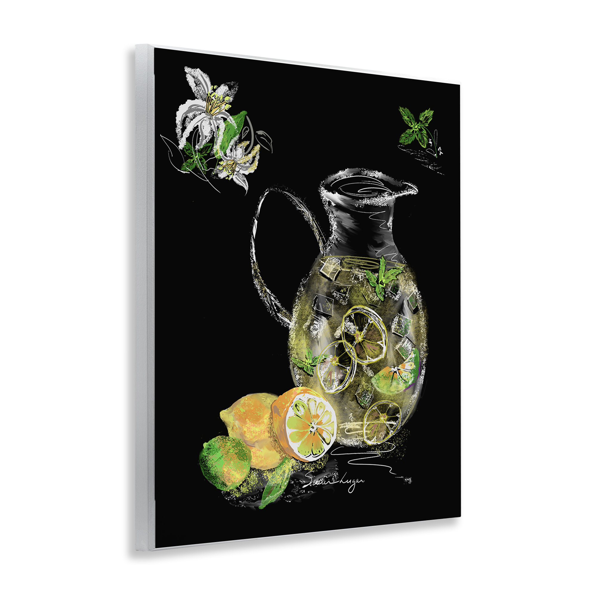Highland Dunes Iced Lemonade Pitcher Wall Plaque, design by Susan Lugar ...