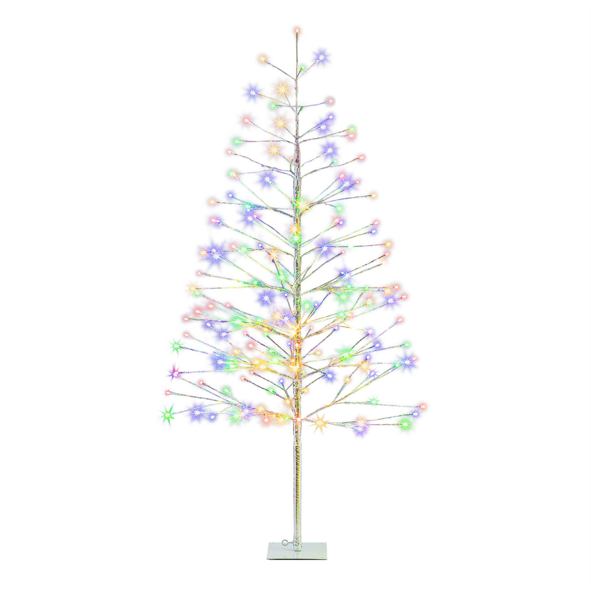 The Holiday Aisle® Indoor/Outdoor Artificial Christmas Tree With Multi ...