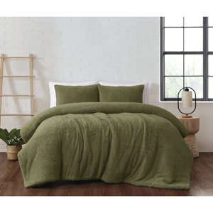 Brooklyn Loom Marshmallow Sherpa Comforter Set & Reviews | Wayfair