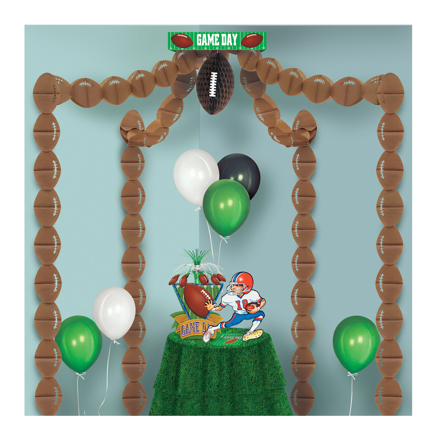 The Party Aisle™ Football Party Wall Decor | Wayfair