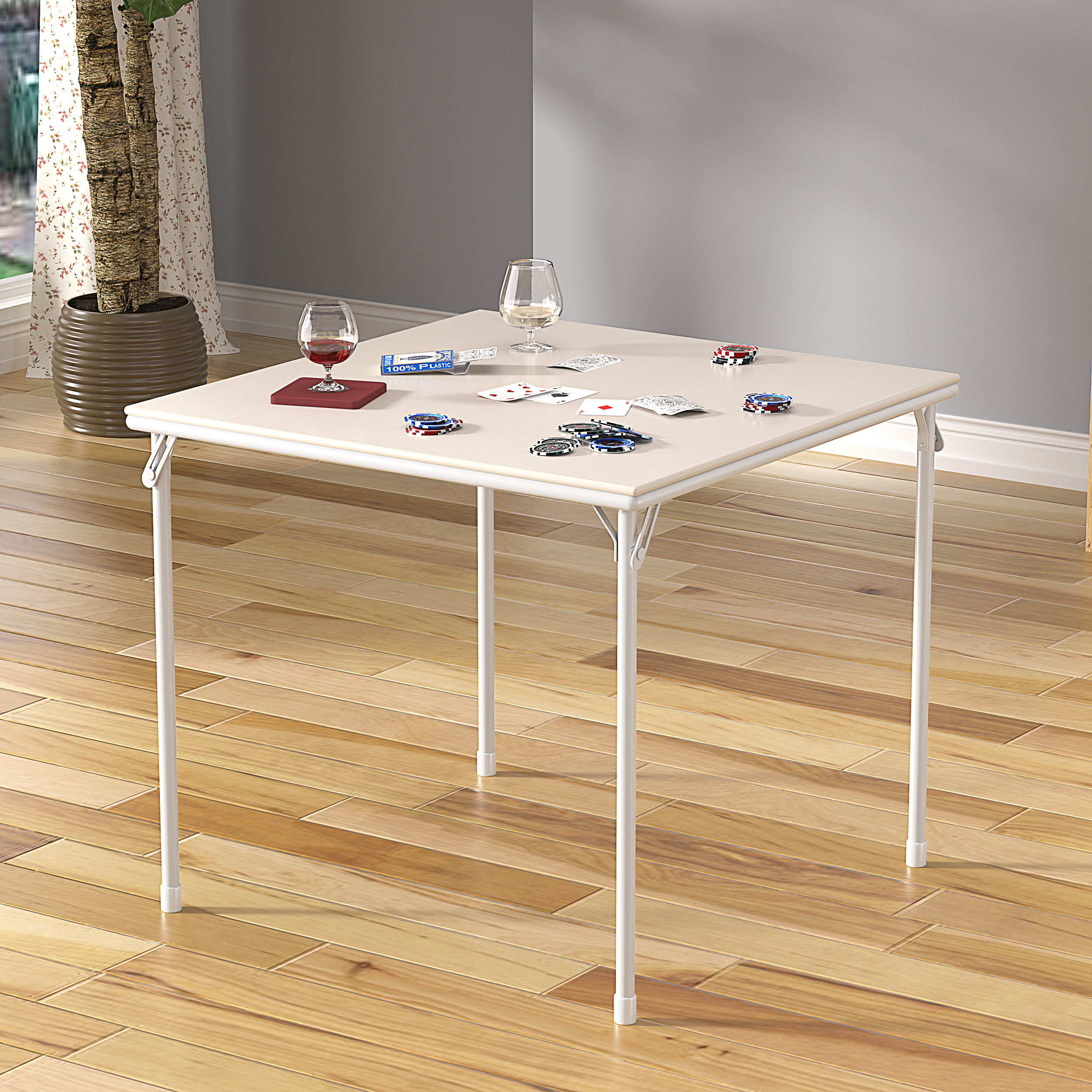 Vecelo 33.8'' 4 - Player Foldable Card Table & Reviews | Wayfair