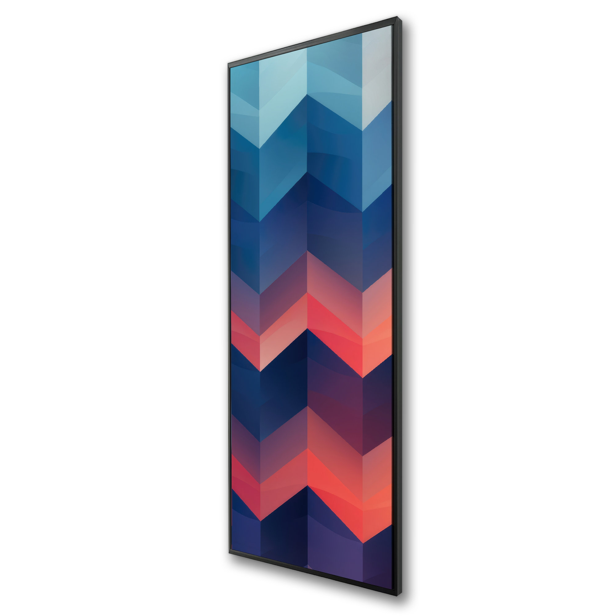 Brayden Studio® Heat waves Framed canvas | Wayfair