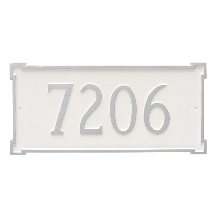 Montague Metal Products New Yorker Rectangle Wall Plaque | Wayfair
