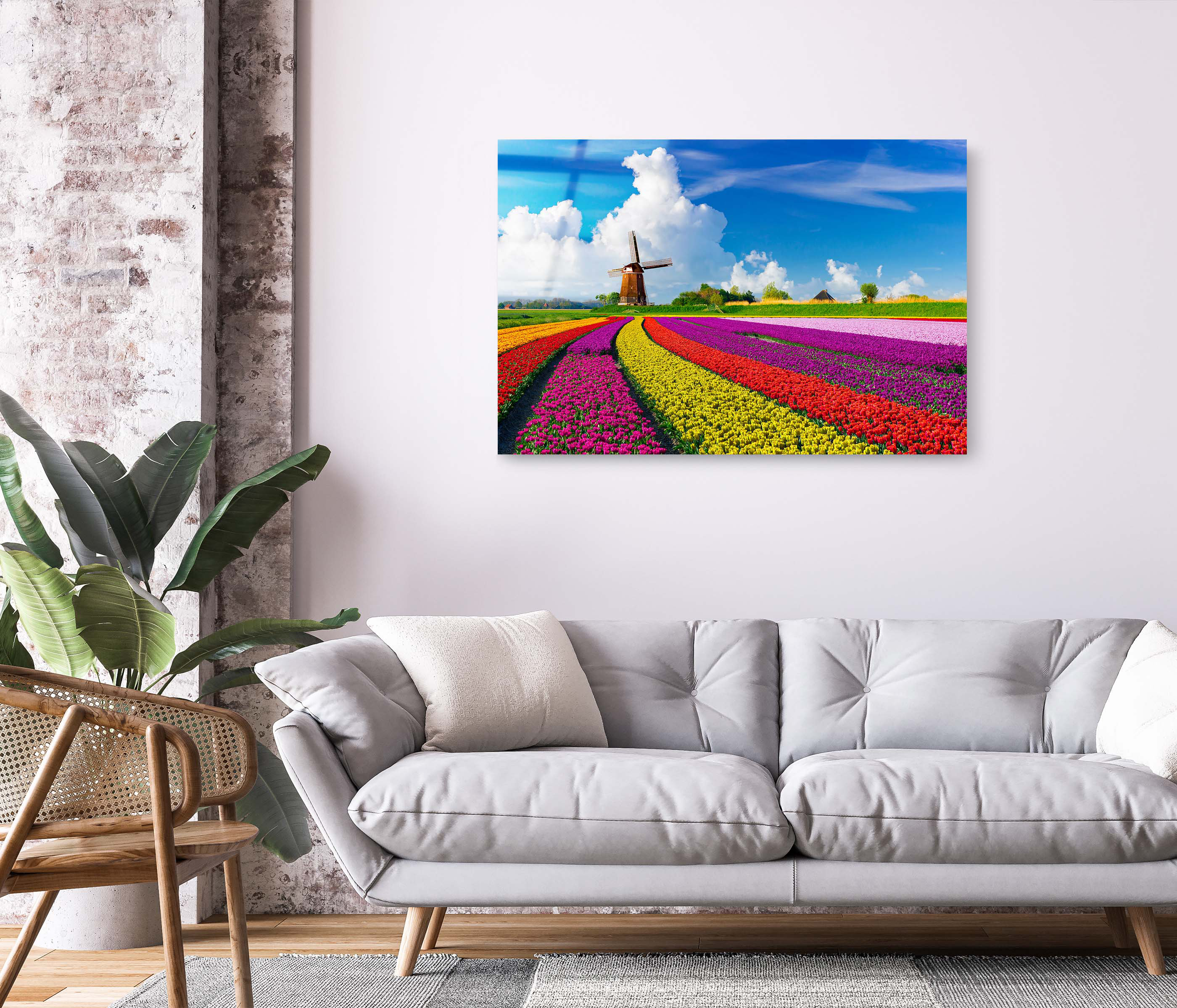 Latitude Run® Flower Fields, Acrylic Hanging Wall Decor - Wayfair Canada