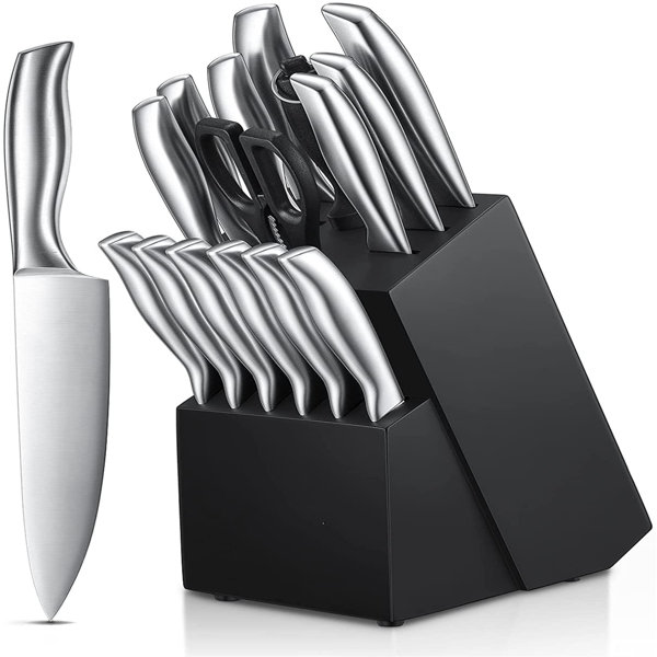 Belfry Kitchen 16-Piece High-Grade Stainless Steel Kitchen Knife Set ...