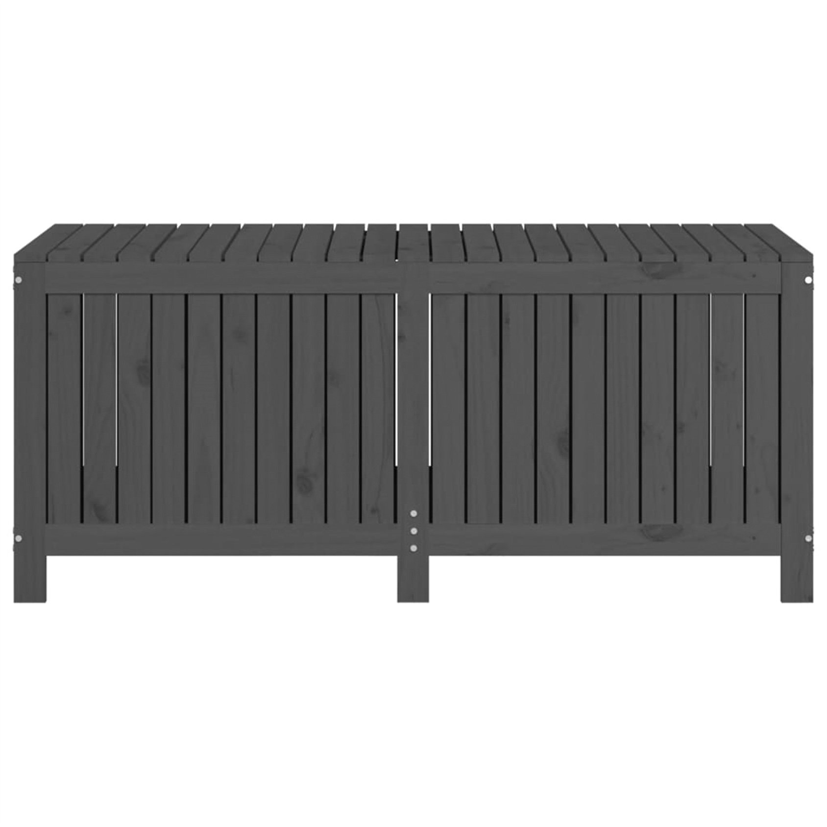 Rosalind Wheeler Garden Storage Box Black Solid Wood Pine | Wayfair.co.uk