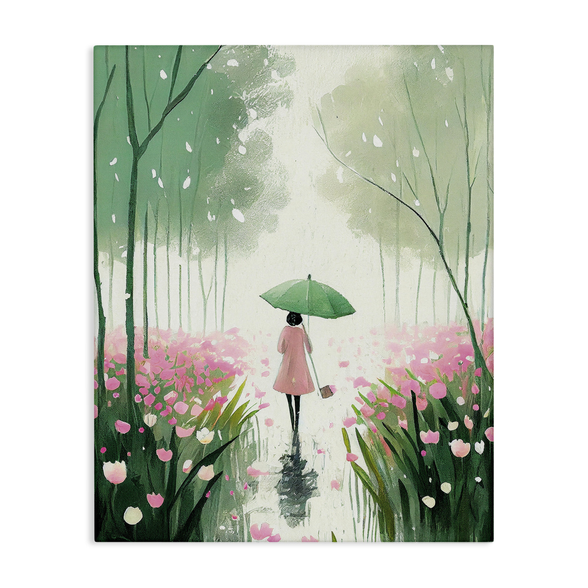 Winston Porter Nature Stroll in Rain Canvas Wall Art by Incado | Wayfair