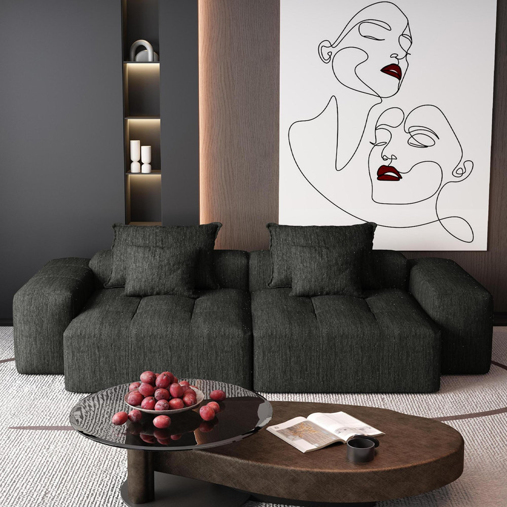 Latitude Run® Modern Oversized Modular Sectional Sofa with 2 chaise ...