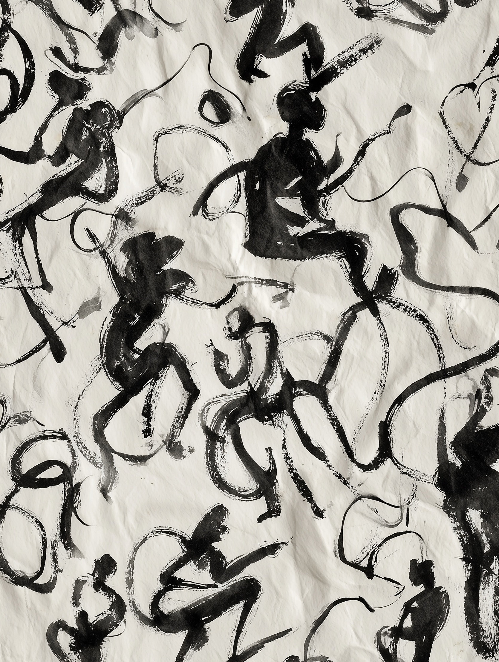 Lark Manor™ Abstract Wallpaper Expressive Dynamic Wall Decor | Wayfair