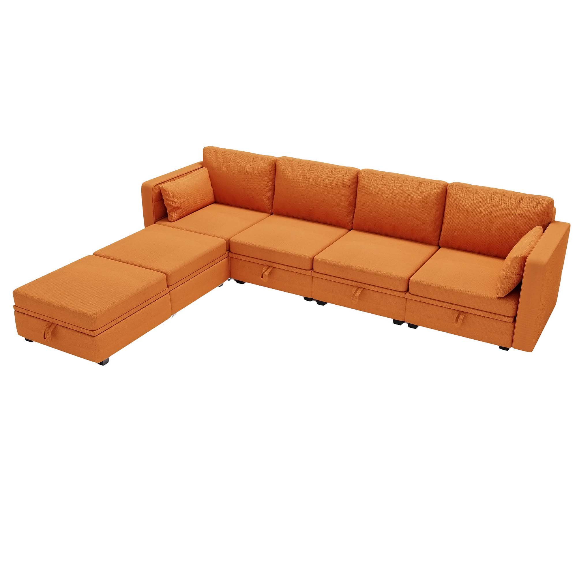 Latitude Run® Modular Sectional Sofa U Shaped Modular Couch With ...