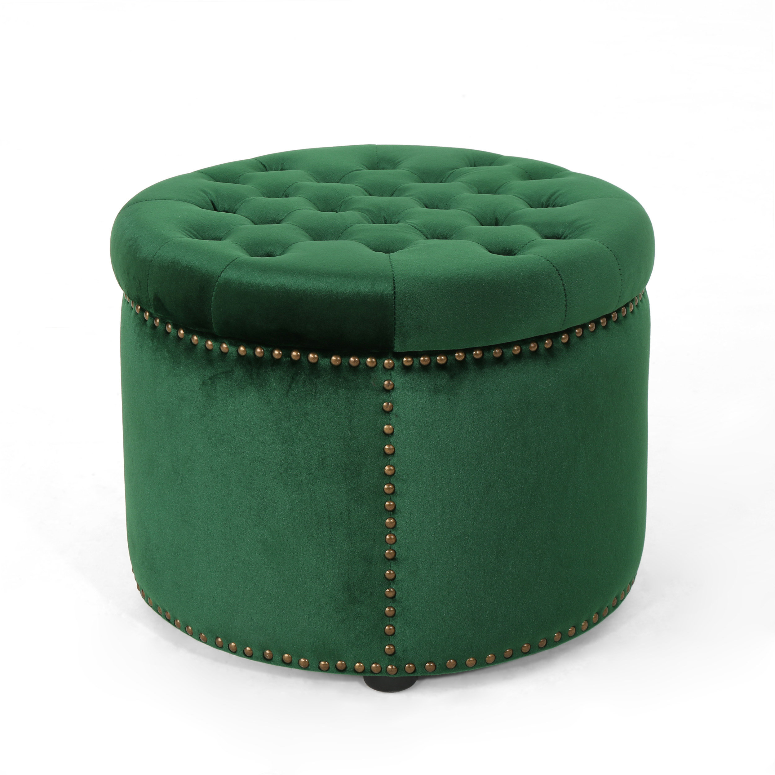 Mercer41 Emedo Velvet Ottoman | Wayfair