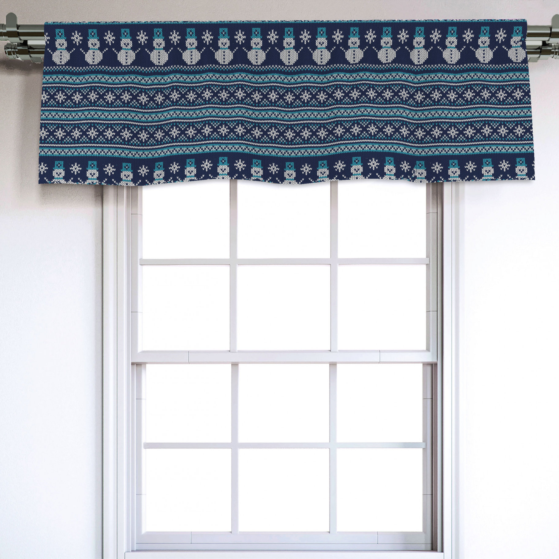 Ambesonne Nordic 54" Window Valance | Wayfair