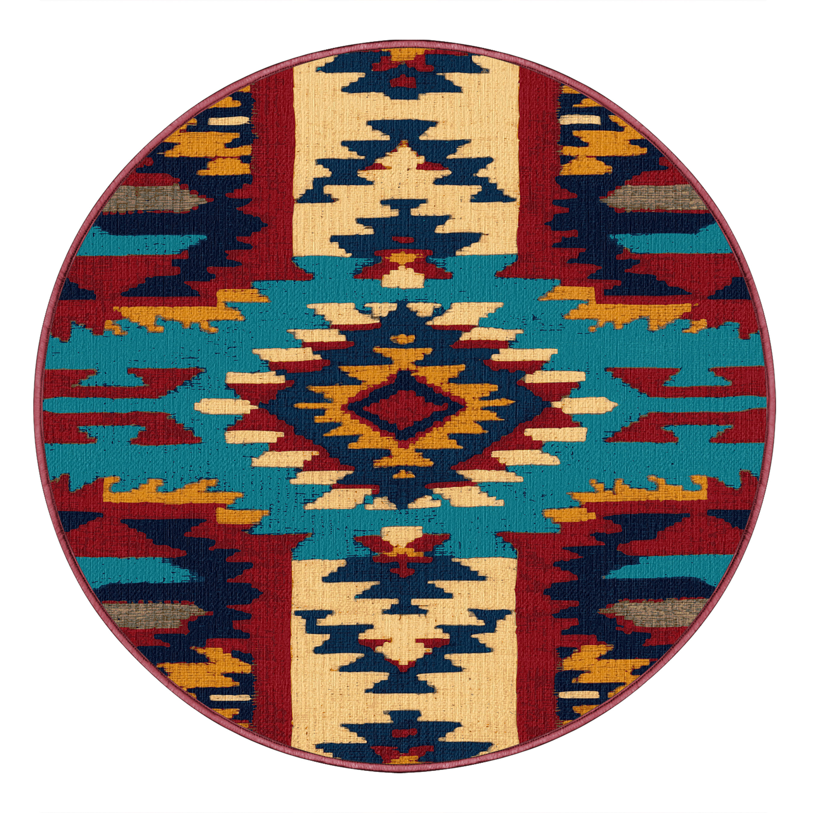 Foundry Select Washable Navajo Inspired Southwestern Area Rug | Wayfair