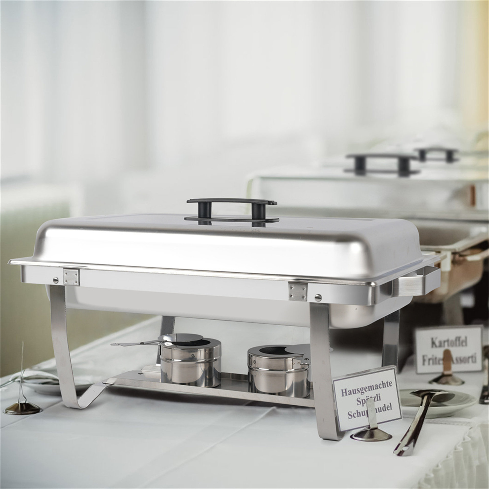 The Party Aisle™ 8 QT Rectangle Chafing Dish Buffet Stainless Steel ...