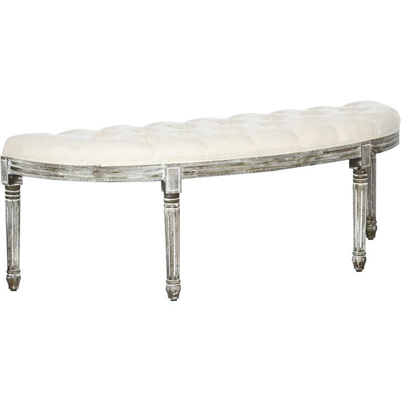 Greyleigh™ Alida Tufted Half Circle Upholstered Bench & Reviews | Wayfair