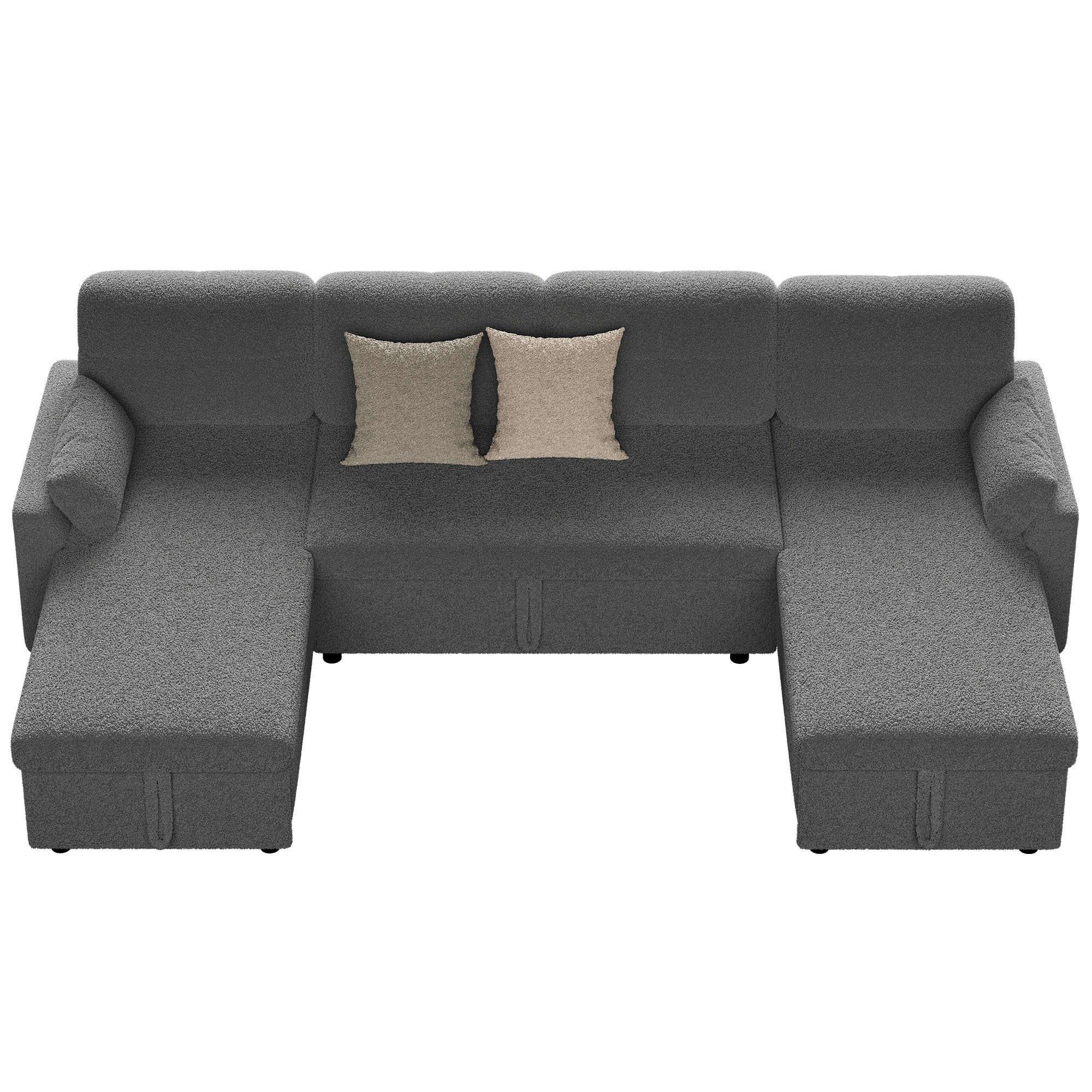 Latitude Run® Abagale 105'' Upholstered Sleeper Sofa, Convertible Sofa ...