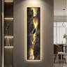 Orren Ellis Modern Abstract LED Wall Art With Backlit Light Home Decor ...