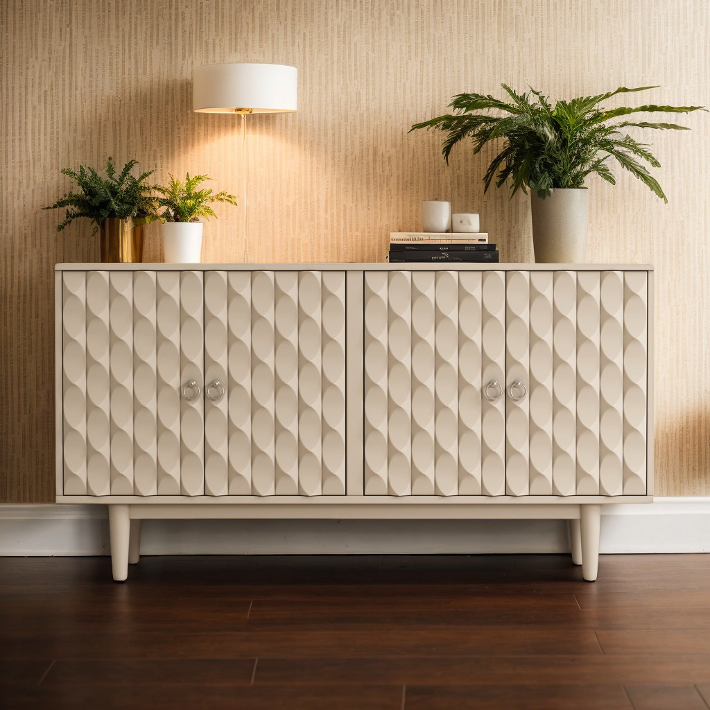 Corrigan Studio 4-door Sideboard with Convex Pattern Doors - Wayfair Canada