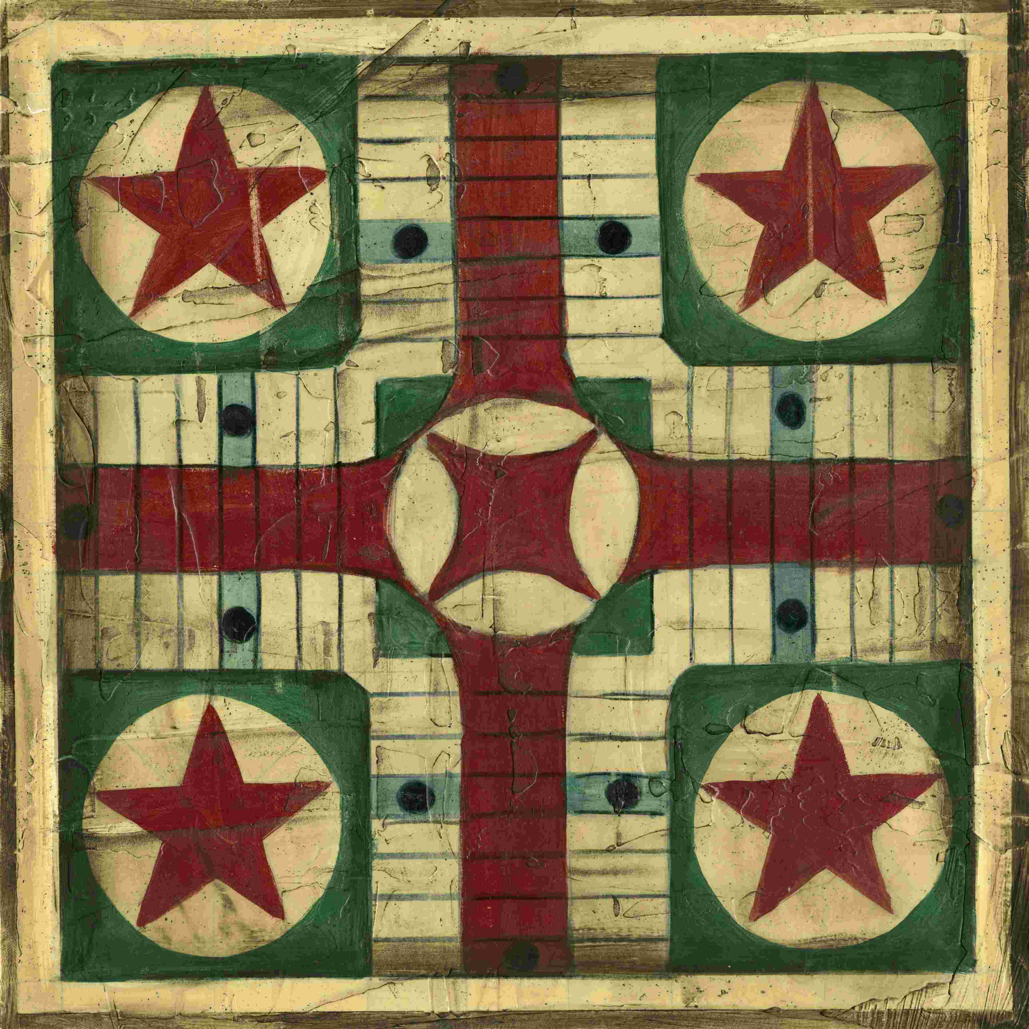 Foundry Select " Small Antique Parcheesi " by Ethan Harper - Wayfair Canada